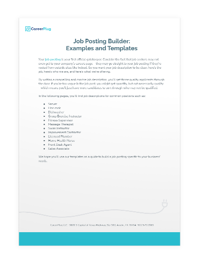 Job Posting Builder | How to Hire